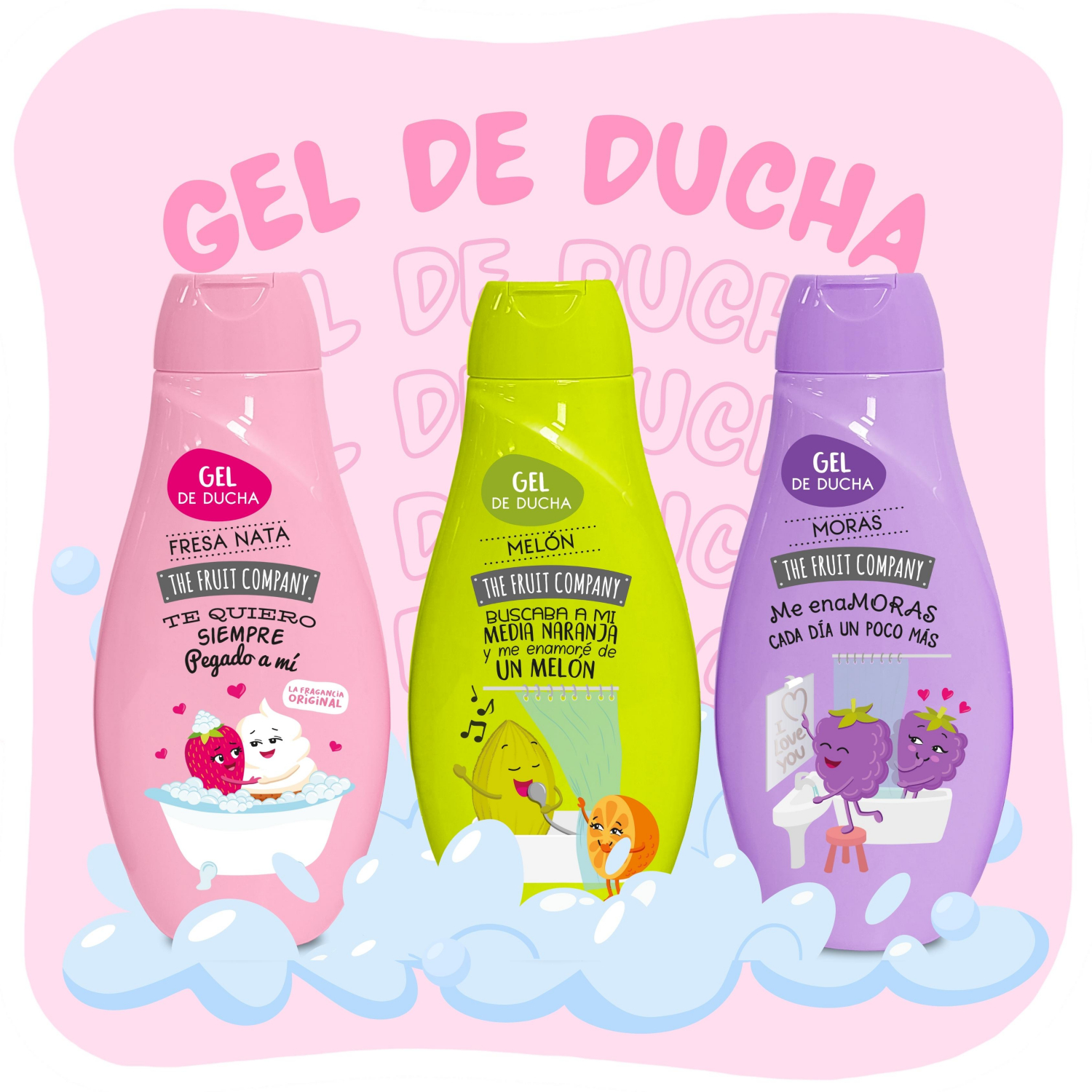 Gel de Ducha Fresa Nata 600 ml TFC – The Fruit Company