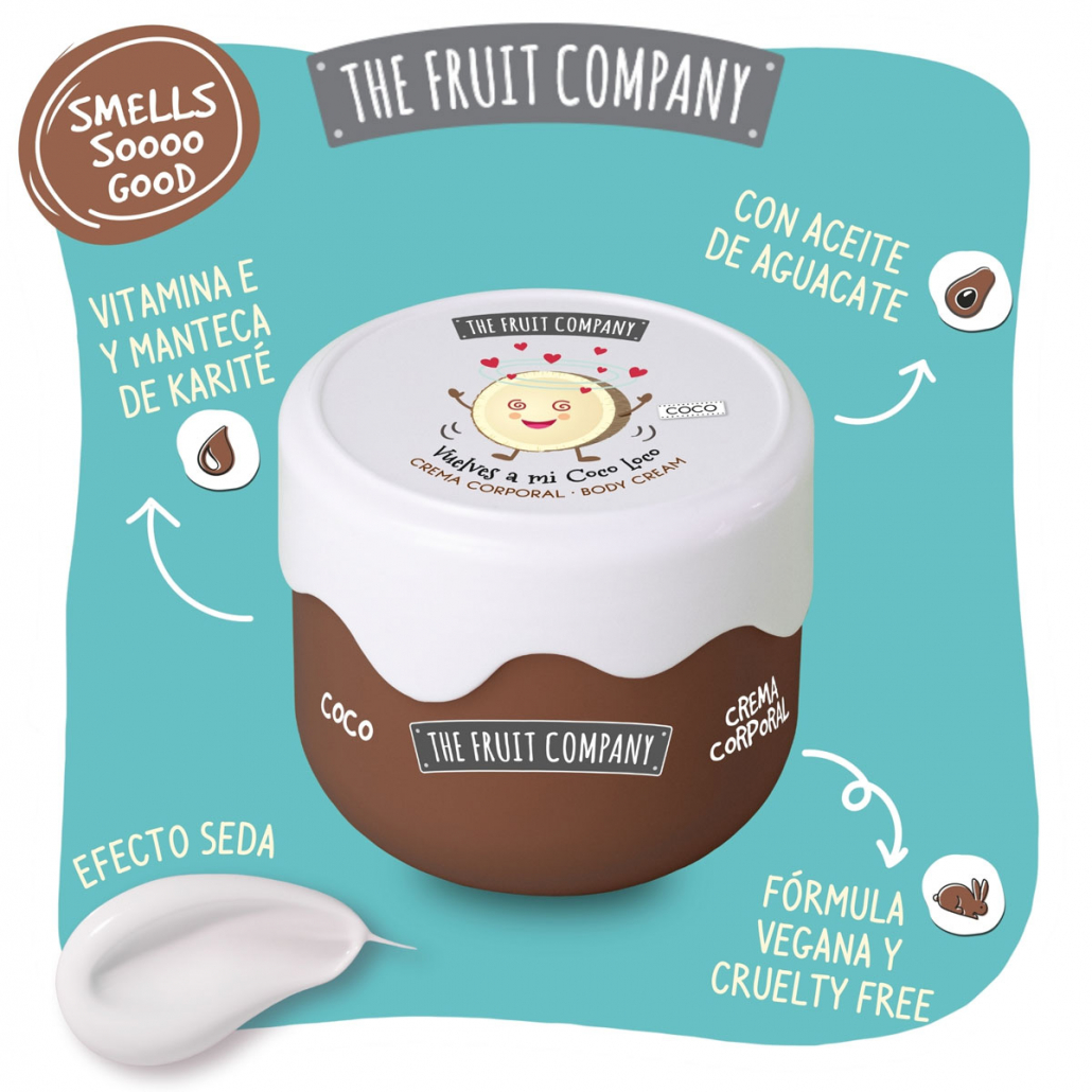 CREMA CORPORAL COCO EFECTO SEDA 200 ML – The Fruit Company